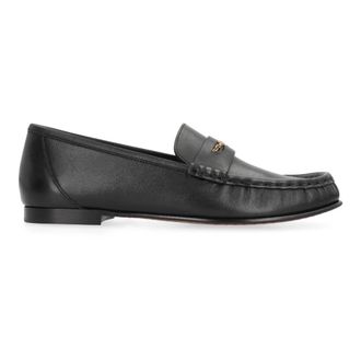 Chlo&eacute; Leder Loafers mit Runder Zehenpartie - - Shoes - Damen - Schwarzk - 36 EU
