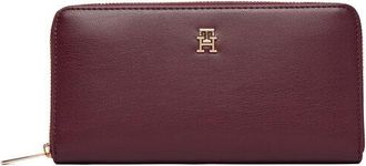 Tommy Hilfiger Geldb&ouml;rse Th Icon Lrg Za AW0AW17744 Dunkelrot
