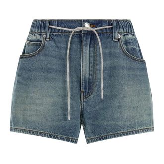 Alexander Wang Femme, Shorts, Bleu, Taille: W24 Marathon Shorts