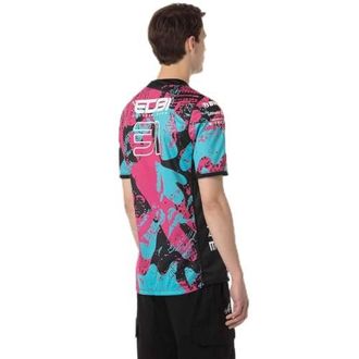 Kappa Maillot Kombat Silverstone Ocon BWT Alpine F1 Team 2024 pour Homme - Noir - Taille S