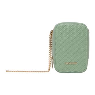 Carlo Colucci Mini-Tasche im Flecht-Look - - Bags - Damen - Gr&uuml;n - ONE SIZE