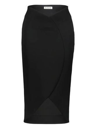 Balenciaga jupe Circle - Noir