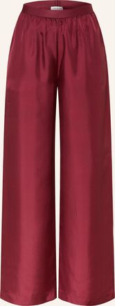 Mrs & Hugs Mrs & Hugs Marlenehose Aus Seide rot
