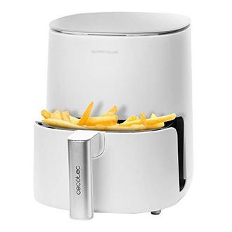 Cecotec Heißluftfritteusen 2,5L Cecofry Deluxe Rapid Sun, 2,5 L-Kapazität, spülmaschinengeeignet, 1400 W, 8 Einstellungen, Temperatur bis 200 º C, Weiß-Beige