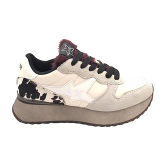 Sun 68 Baskets Stargirl Animalier - Femme - Chaussures - Beige - Taille: 36 EU