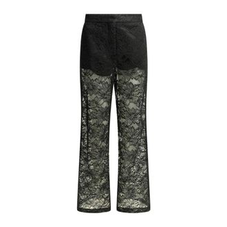 Sportmax Spxafoso Spitzen-Hose mit weitem Bein - - Trousers - Damen - Schwarzk - M