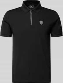 Emporio Armani Slim Fit Poloshirt aus Viskose-Mix
