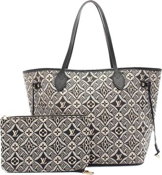 Louis Vuitton Shopper - Monogram Jacquard Since 1854 Neverfull MM - Gr. unisize - in Schwarz - für Damen