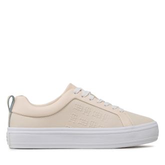 Tommy Hilfiger Sneakers Tommy Hilfiger Embossed Vulc FW0FW07376 Beige