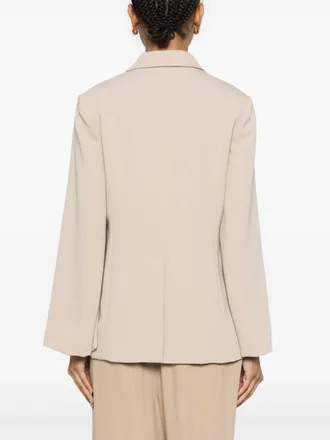 Parosh Single-Breasted Blazer - Beige