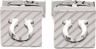 Ferragamo Gancini Engraved Cufflinks