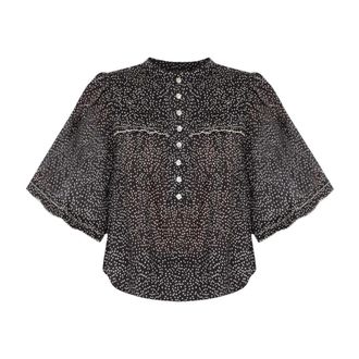 Isabel Marant Douna Top - - Blouses & Shirts - Damen - Schwarzk - XL
