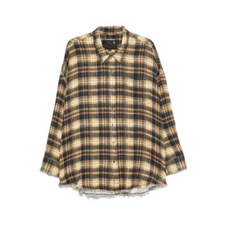 R13 Hemden mit zerrissenen N&auml;hten und tiefem Ausschnitt - - Blouses & Shirts - Damen - Mehrfarbig - XS
