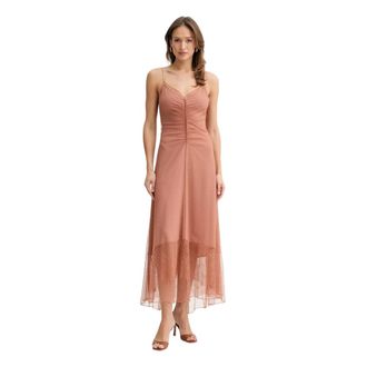 Twinset Damen, Kleider, Braun, LGr&ouml;&szlig;e