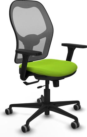 Piqueras y Crespo Schreibtischstuhl mit Armen Jorquera, h&ouml;henverstellbare Lendenwirbelst&uuml;tze, ausgestattet mit Syncro/Traslack und eingespritztem Schaum. Mit Rollen von