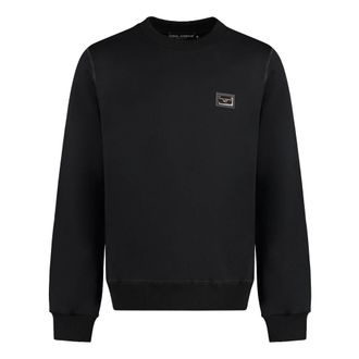 Dolce & Gabbana Sweatshirt mit Rundhalsausschnitt - - Sweatshirts & Hoodies - Herren - Schwarzk - S
