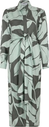 Max Mara Femme, Robes, Multicolore, Taille: 36 FR Robe Chemise en Soie Robinia