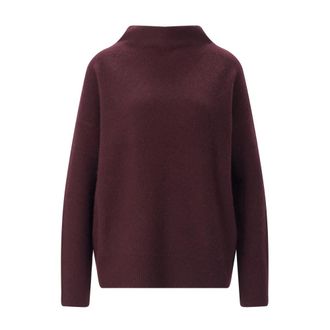 Vince Kaschmirpullover mit U-Boot-Ausschnitt - - Knitwear - Damen - Lila - XL
