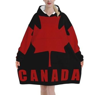Generic Sweat &agrave; capuche en forme de castor canadien pour femmes et hommes adultes surdimensionn&eacute;s pour une couverture douce et chaude