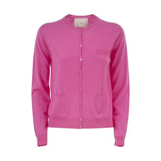 VANIS&Eacute; Femme, Pulls, Rose, Taille: 40 FR Rosa Cashmere Cardigan