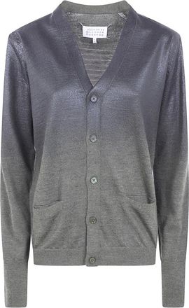 Maison Margiela Femme, Pulls, Multicolore, Taille: 40 FR V Neck Cardigan