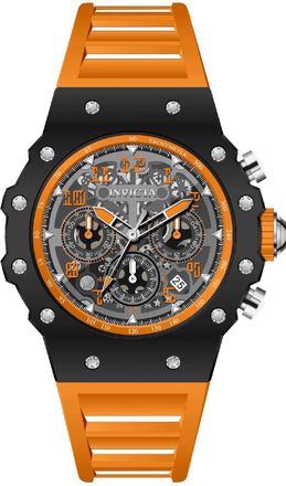 Invicta Racing 69663 Herrenuhr - Quarzwerk - Acryl mit silbernem Zifferblatt - 43 mm