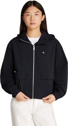 Calvin Klein Veste Coupe-Vent Femme Cotton Nylon Légère, Noir (Ck Black), L