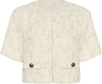 Gestuz Femme, Blouses et Chemises, Blanc, Taille: 36 FR Blouses
