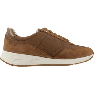Geox Baskets &Eacute;l&eacute;gantes pour un Usage Quotidien - Femme - Chaussures - Brun - Taille: 36 EU