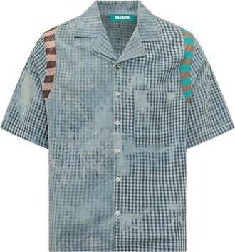 Barrow Barrow, Homme, Chemises, Bleu, Taille: XS Chemise Popeline