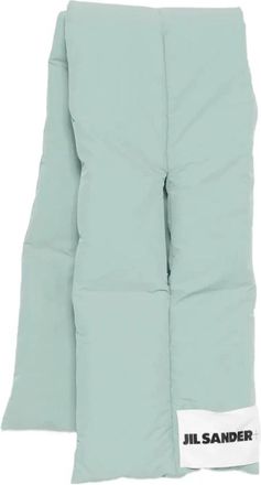 Jil Sander Femme, Accessoires, Bleu, Taille: ONE Size &Eacute;charpe en duvet