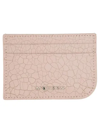 Alexander McQueen Calfskin Card Case - Pink