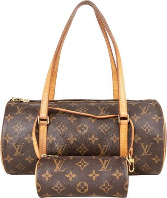 Louis Vuitton Crossbody Bags - Louis Vuitton Canvas Monogram Papillon Set Handbag - Gr. unisize - in Braun - f&uuml;r Damen