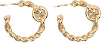 Ferragamo Femme, Accessoires, Jaune, Taille: ONE Size Gancini Small Earrings