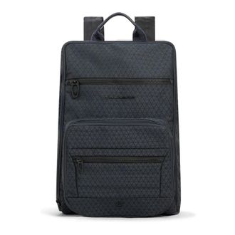 Piquadro Faltbarer Reise-Rucksack f&uuml;r Laptop 15-6 - - Bags - Herren - Blau - ONE SIZE