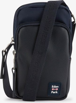 Eden Park Besace Bleu Marine Avec Effet Cuir Grain&eacute;