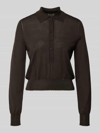 Drykorn Pullover aus Schurwolle mit Polokragen Modell MYNERVA
