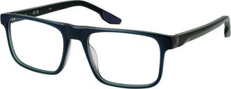Nike Homme, Accessoires, Noir, Taille: ONE Size Montures Optiques Homme Bleu Ac&eacute;tate Plein Cerclage