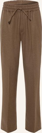 Dr&ocirc;le de Monsieur Dr&ocirc;le De Monsieur Flanellhose Im Jogging-Stil Regular Fit braun