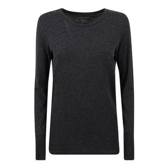 Majestic Filatures Anthrazit Baumwolle Kaschmir T-shirts und Polos - - Tops - Damen - Grau - L