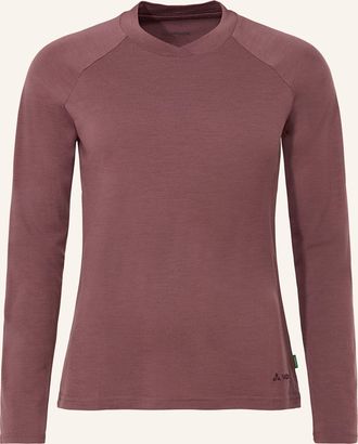 Vaude Funktionsshirt W Essential Wool Shirt rot