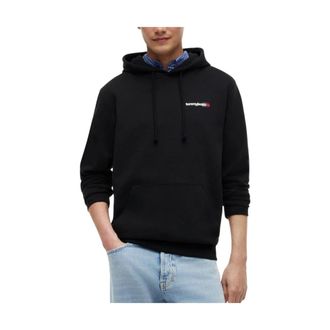 Tommy Jeans Reg Entry DNA Hoodie - - Sweatshirts & Hoodies - Herren - Schwarzk - M