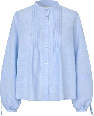 Lollys Laundry Femme, Blouses et Chemises, Bleu, Taille: 46 FR Chemises