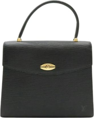 Louis Vuitton Sac &agrave; main pr&eacute;-poss&eacute;d&eacute; en cuir Epi Malesherbes - Femme - Pre-owned - Noir - Taille: ONE Size