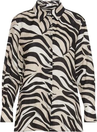 Marella Femme, Blouses et Chemises, Noir, Taille: 42 FR Chemises