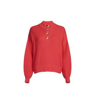 Vila Pull &agrave; col boutonn&eacute;