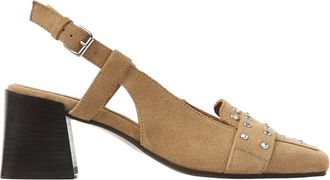 VIA VAI Femme, Chaussures, Beige, Taille: 36 EU Laine Julia Slingback