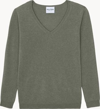 Kujten Pull cachemire femme col V - Pull Vicky