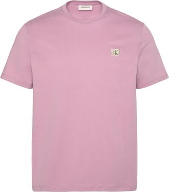 Calvin Klein Herren SS Badge 30S Jersey Classic Tee LV04RC272G Tees, Pink (Orchid Haze), XL, Pink (Orchid Haze), XL
