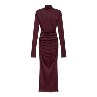 Aniye By Robe Mi-longue Stretch - Femme - Robes - Rouge - Taille: 42 FR